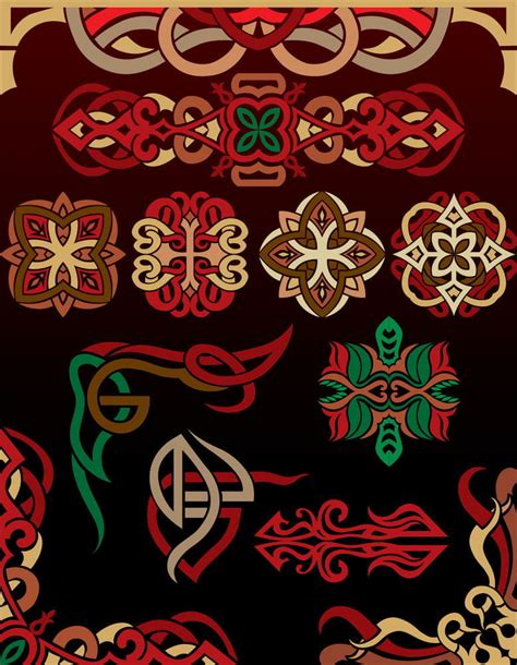 Retro Element Icon Set Vector Ai Eps Uidownload