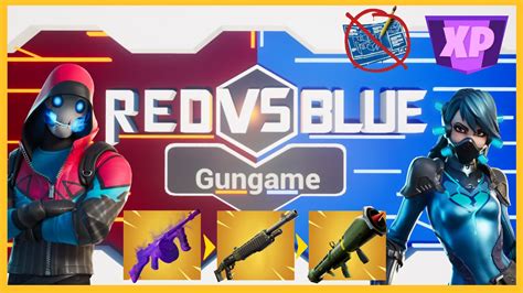 🔴 Red Vs Blue 🔵 Gungame 🔫 No Builds 7255 3177 6967 By Ngu Old