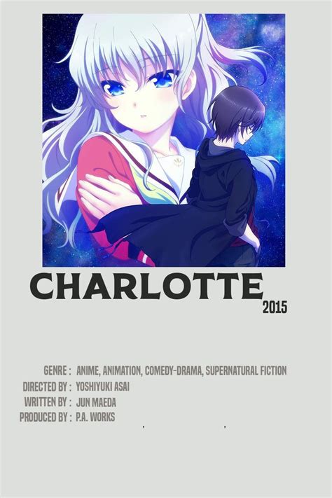 Charlotte Anime Poster
