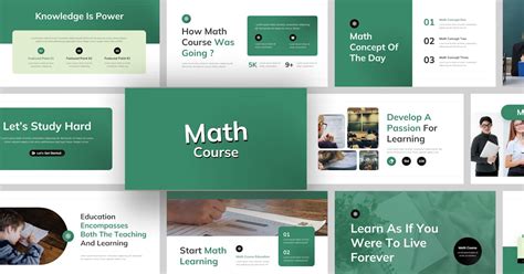 Ключевая презентация Keynote по курсу математики Шаблоны презентаций Включая математический и