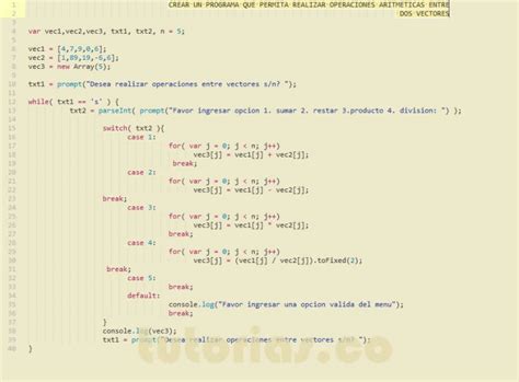 Arrays Javascript Operaciones Aritmeticas Entre Matrices