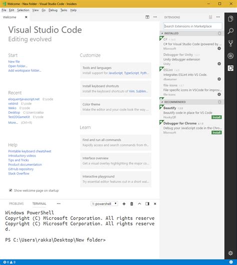 powershell copyright wrapping doubles line · issue 43834 · microsoft vscode · github
