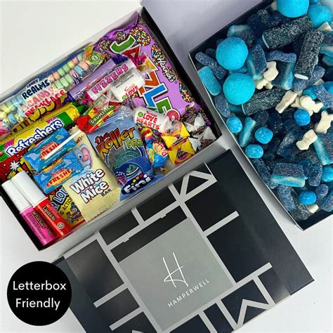 Retro Candy Letterbox T Hamper Hamperwell
