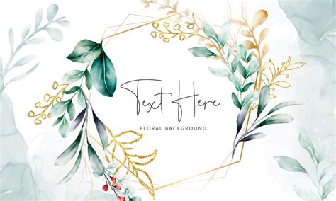 Premium Vector Hand Drawn Leaves Background Template