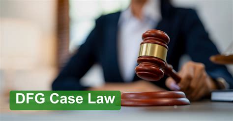Dfg Case Law Foundations