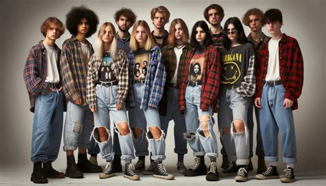 Key Fashion Trends Of The 1990s Blue 17 Vintage Clothing