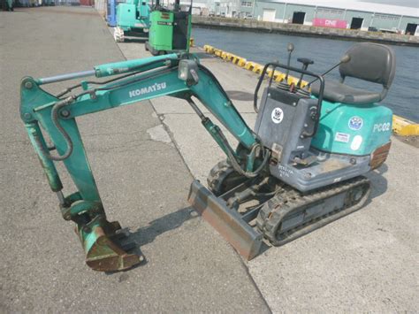 Used Tracked Excavator Komatsu Pc02 1a 16536 F Uchiyama And Co Ltd
