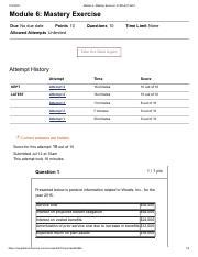 Module Mastery Exercise SD ACT Pdf Module Mastery Exercise SD ACT