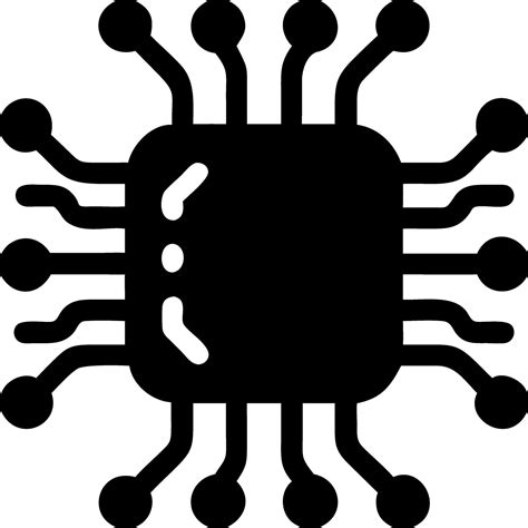 Microchip Circuit For Technology And Electronics Design 54064579 Vector Art At Vecteezy