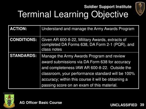 PPT Army Awards Program PowerPoint Presentation Free Download ID