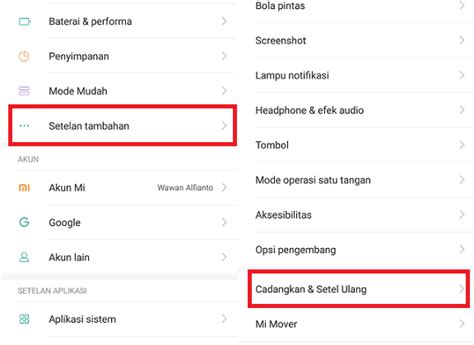 Cara Reset Xiaomi Semua Tipe Terbaru Dengan Panduan Lengkapnya Gunungraja