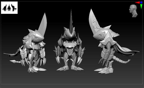 🐉 Digimon Zubamon・ Stl File For 3d Printing・cults