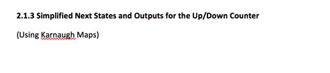 Solved 21 Design And Implementation Of A 2 Bit Updown