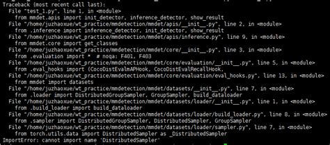 Importerror Cannot Import Name Distributedsampler · Issue 1276