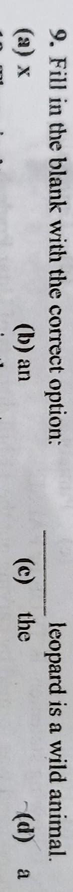 For Class 9 Choose The Correct Determiner