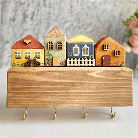 Ключница с домиками Любимая дача в интернет магазине Ярмарка Мастеров по цене 2490 ₽ G5eufru