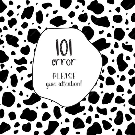 Premium Vector Dalmatian Dots A Pet Message Error Error Please