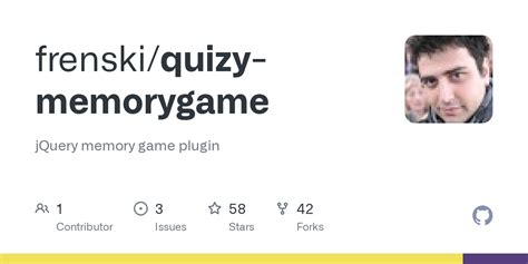 Github Frenski Quizy Memorygame Jquery Memory Game Plugin