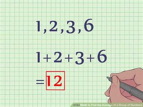 How To Find The Average Of A Group Of Numbers 6 Steps