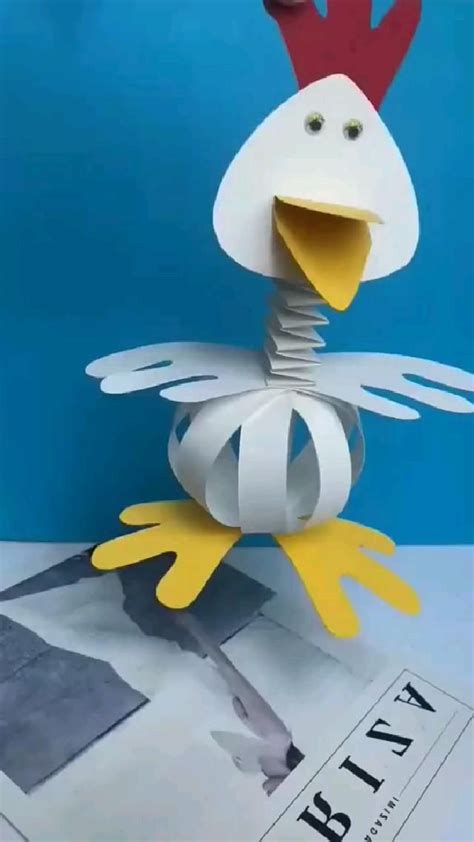 Cute Paper Duck In Paper Crafts Easy Paper Crafts Prebabe Arts And Crafts In