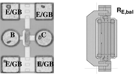 Photo Left And Layout Right Of A Basic Power Transistor Cell With Download Scientific