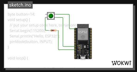 Digitalinputpulldown Wokwi Esp32 Stm32 Arduino Simulator
