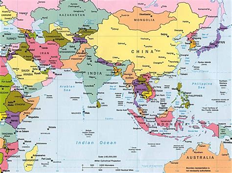 Mapa Asia Con Nombres Mapa De Asia Para Imprimir Ukvy