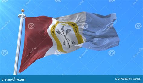 Bandera De Santa Fe Provincial Argentina Stock De Ilustración