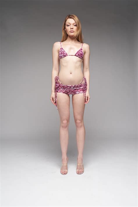 Python Bikini Shorts Cherry Knots