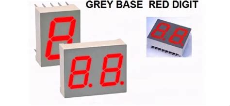 10 Mm Red Digit Seven Segment Led Display At ₹ 8 Piece In New Delhi Id 23246161791