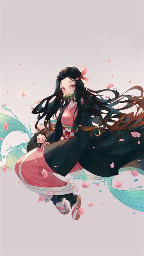 خلفيات الهاتف Nezuko Kamado Aniyuki Anime Portal