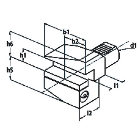 Porte Outils Vdi Radiaux Courts Inversés B3 B4 Tando 31704030