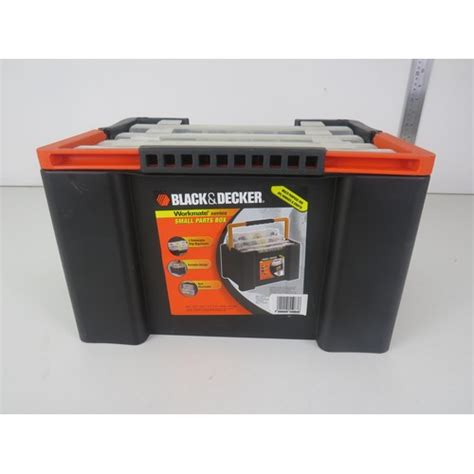 Black And Decker Workmate Small Parts Box With Trays And Contents