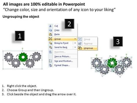 Powerpoint Presentation Strategy Gears Process Ppt Slide