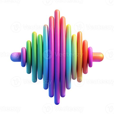 Extraordinary Minimalist Sound Waveform Visualizer Abstract Design