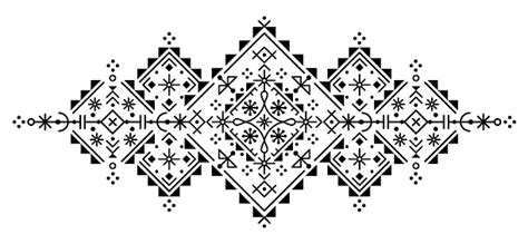 북유럽 아이슬란드 스타일의 기하학적 부족 라인 아트 벡터 디자인 세트 바이킹 룬에서 영감을 받은 흑백 패턴 컬렉션 바이킹에 대한 스톡 벡터 아트 및 기타 이미지 Istock