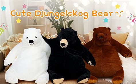 Yeqivo Giant Djungelskog Bear Huge Brown Bear Soft Plush