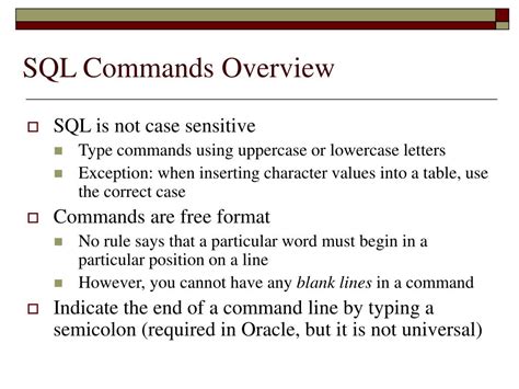 Ppt Introduction To Sql Powerpoint Presentation Free Download Id