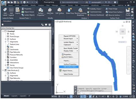 Exporting A Landxml Surface File From Terrain To Civil 3d