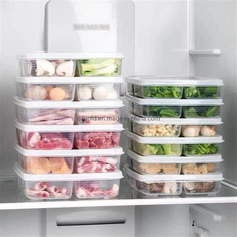 Plastic Stackable Food Storage Box With Lid For Kitchen China Kitchen And Food Container Price