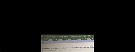 Answered Question 9 Of 10 3 Points Question Attempt 3 Of 3 Internet