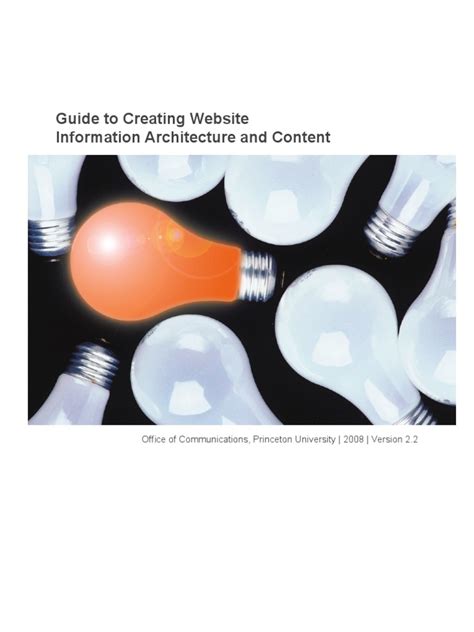 Pdf Guide To Creating Website Architecture Dokumen Tips
