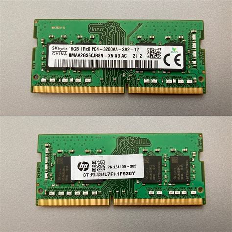 Sk Hynix Ddr4 3200 16gb Ram Pc4 25600 Laptop Notebook Sodimm So Dimm 電腦＆科技 電腦周邊及配件 電腦周邊產品