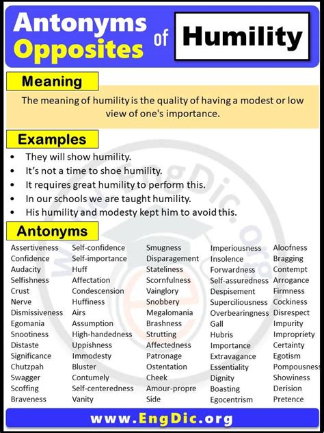 Examples Of Humility