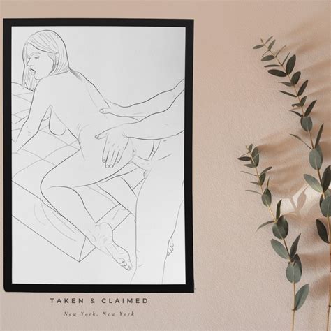 Sex Line Art Etsy