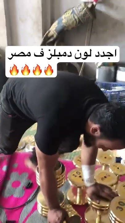 دمبلز لون دهبي 🫢🔥🔥 اكسبلور الاجسام لايك دويتو فولو Youtube