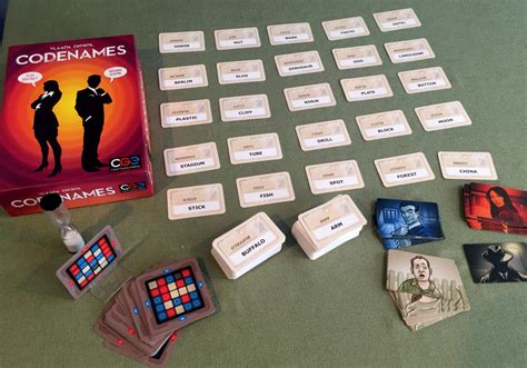 Codenames The Game Kit And Grid Arrangement Download Scientific Diagram