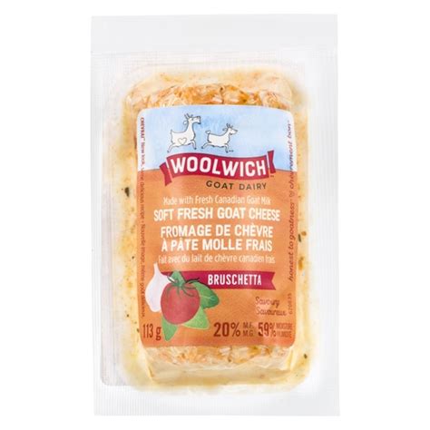 Woolwich Goat Dairy Soft Fresh Goat Cheese Bruschetta 113g Iga