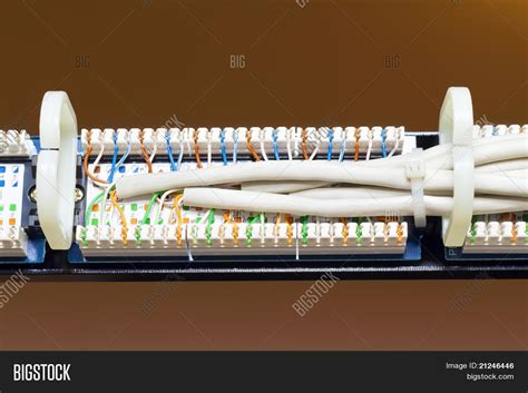 Rear View Patch Panel Image Photo Free Trial Bigstock