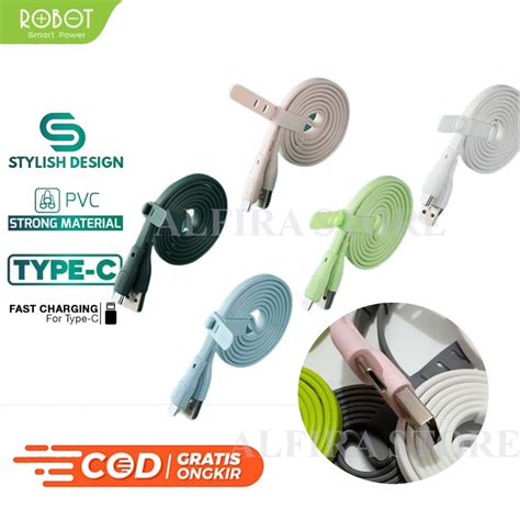 Jual Kabel Robot Rgc Kabel Data Type C A Cm Colorful Original Shopee Indonesia